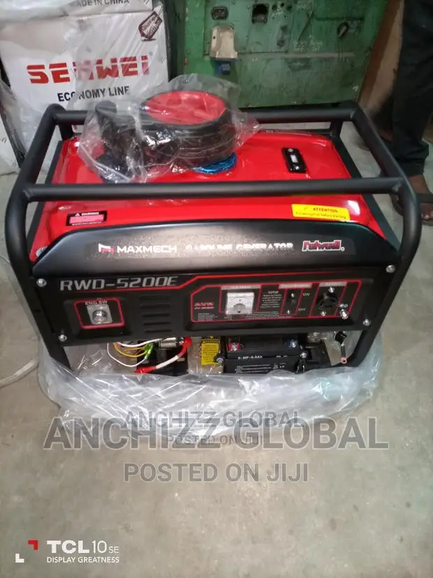 4kva Maxmech Petrol Generator With 100% Copper Coil in Lekki ...