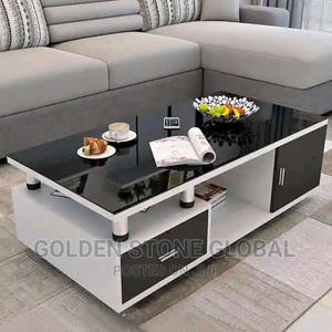 High Quality Center Table With Glass Top. in Yaba - Furniture, Golden ...