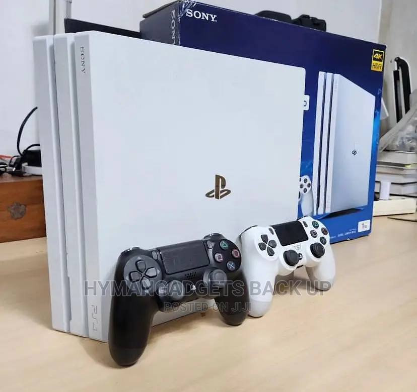 UK Used Ps4 PRO Itb With 2 Controllers in Ikeja - Video Game Consoles, Nkechi Cynthia | Jiji.ng
