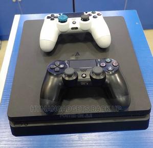 UK Used PS4 Slim With 2 Pads in Ikeja - Video Game Consoles, Nkechi Cynthia | Jiji.ng