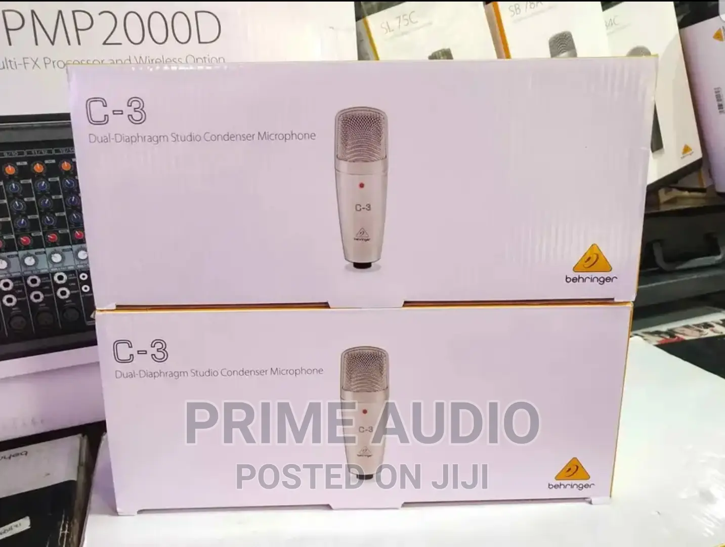 Behringer C3 Studio Microphone Condenser Mic in Ojo - Audio & Music Equipment, Prime Audio | Jiji.ng