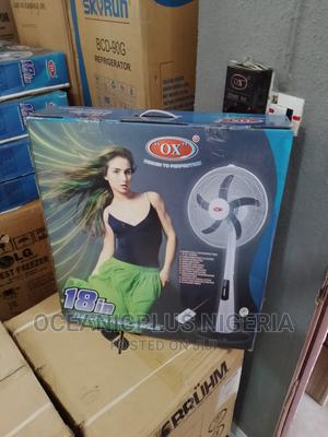 Ox-18 Inches Rechargeable Standing Fan Powerful Airflow in Ogba - Home ...
