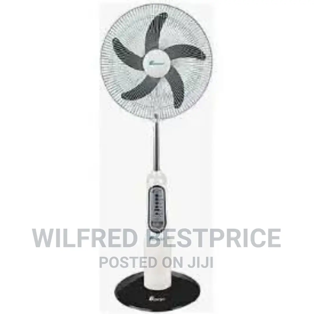 Polystar 18" Rechargeable Fan With Remote, Usb, Led Light in Ikeja ...