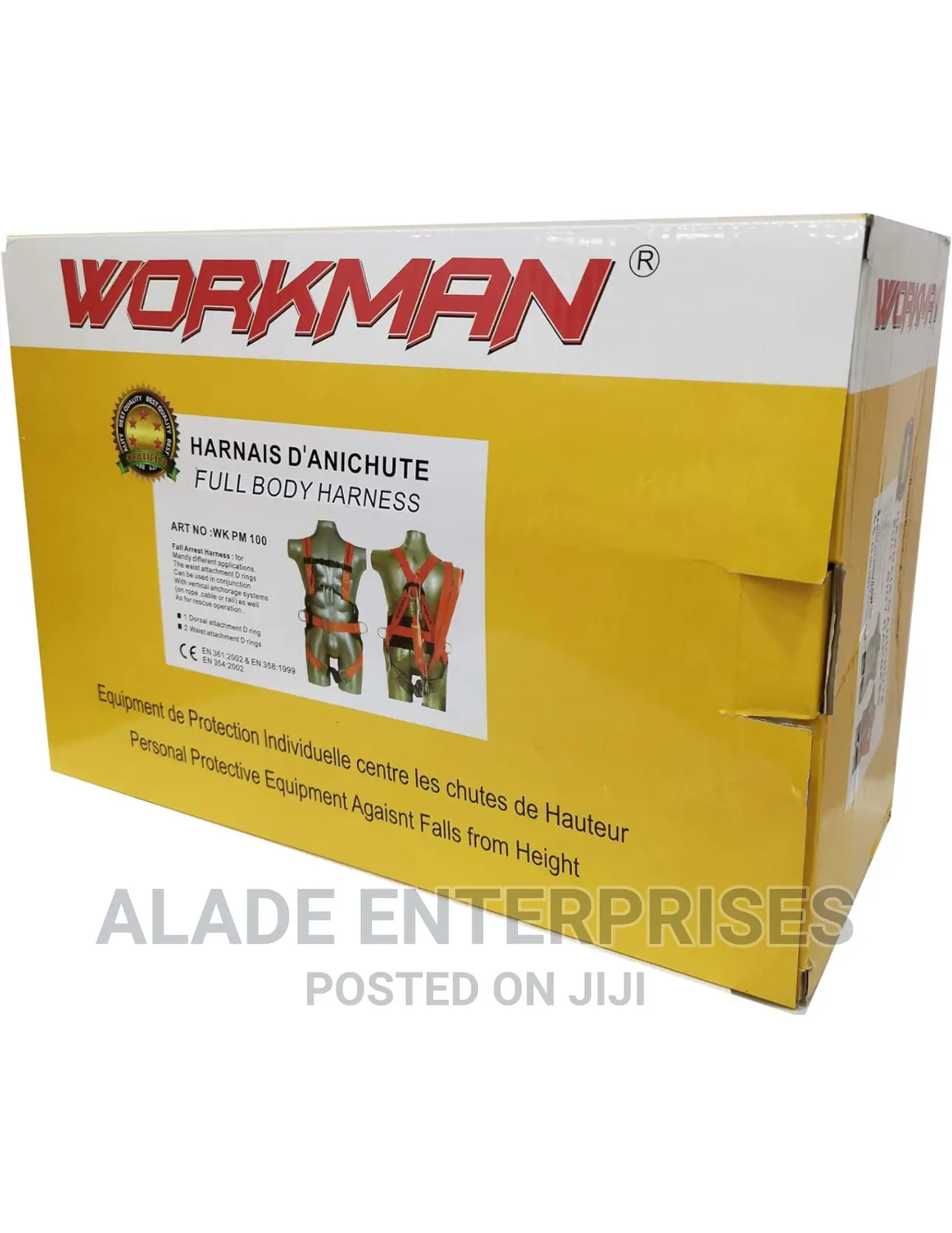 Workman Safety Belt Harness Ppe Fall Protection Full Body in Lagos ...