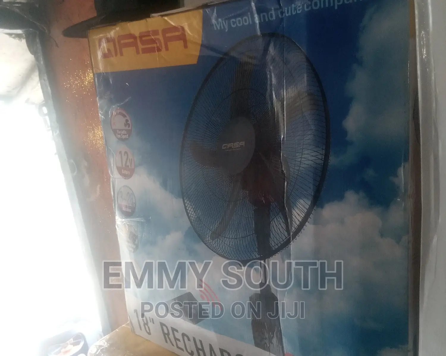 Gasa Rechargeable Fan 18" With Solar Charge in Port-Harcourt - Home ...