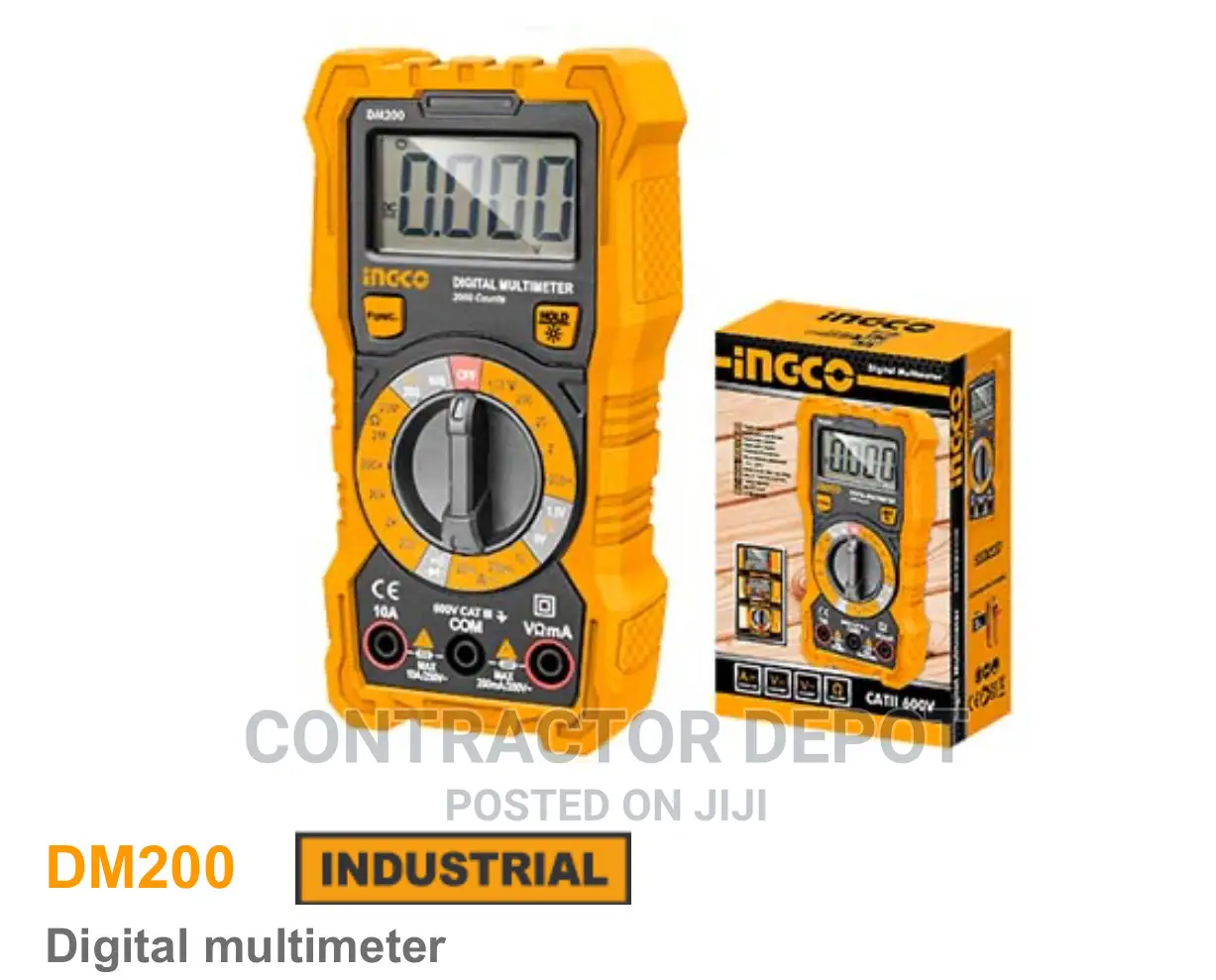 Ingco Digital Multimeter, 2000 Counts | LCD With Backlight in Lagos ...