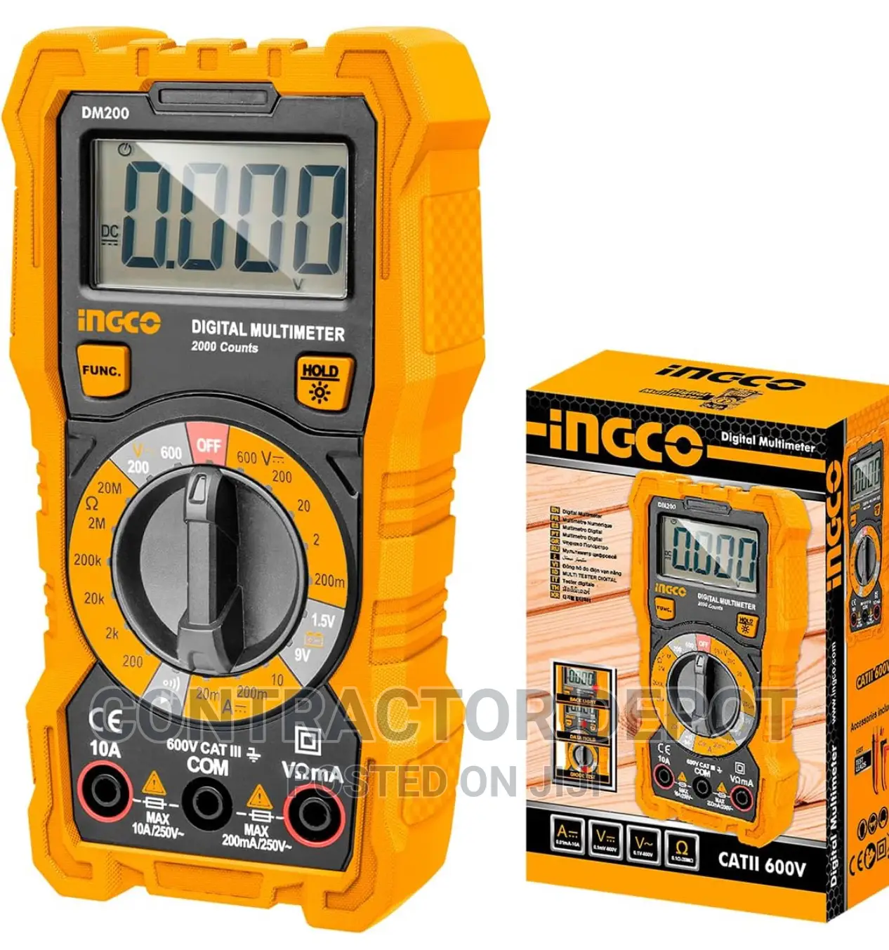 Ingco Digital Multimeter, 2000 Counts | LCD With Backlight in Lagos ...