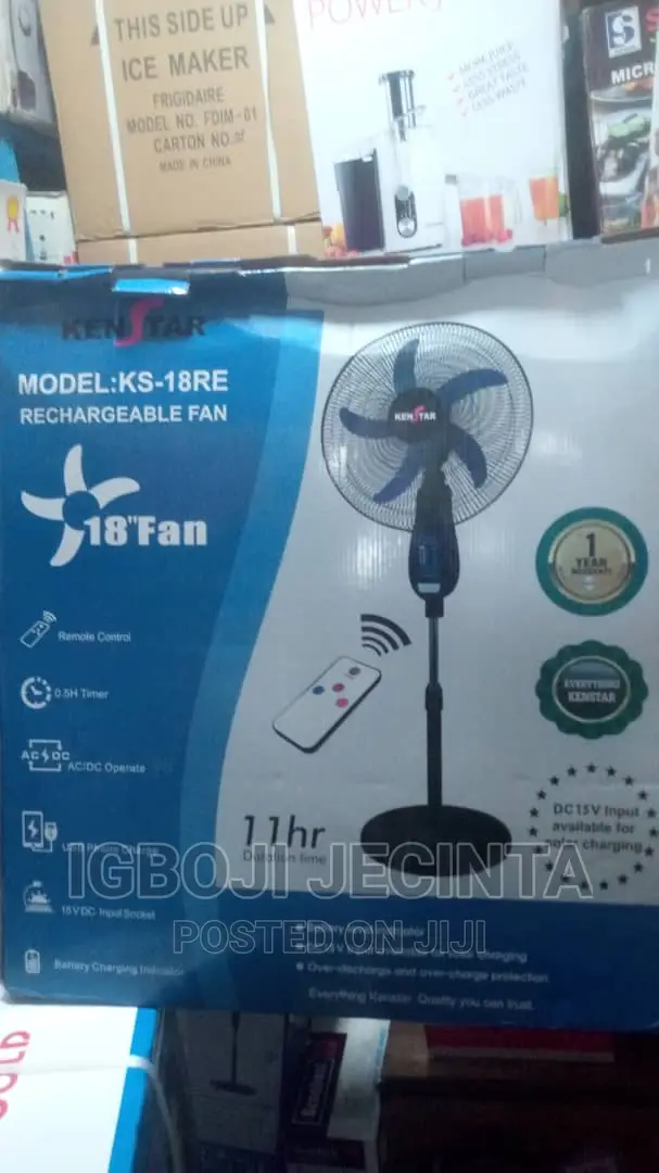 Kenstar Rechargeable Fan in Lagos Island (Eko) - Home Appliances, Jeccy ...