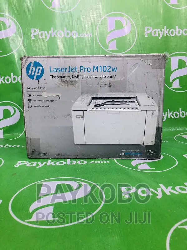 Hp Laserjet Pro M102w Printer in Ikeja - Printers & Scanners, Pay Kobo ...