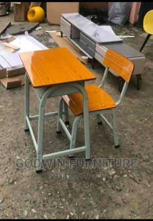 Wooden Top Students Table With Chair in Ojo - Furniture, Godwin ...