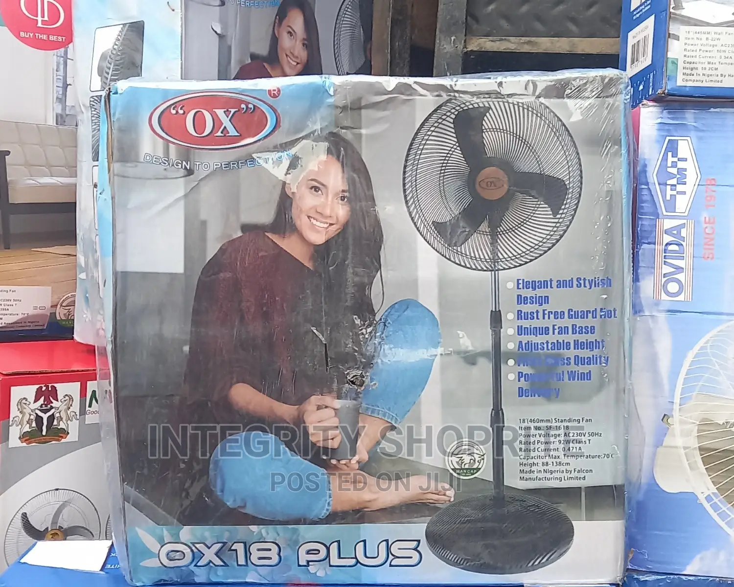 Ox PLUS 18" Stand Fan in Lagos Island (Eko) - Home Appliances, Denis Anayo | Jiji.ng