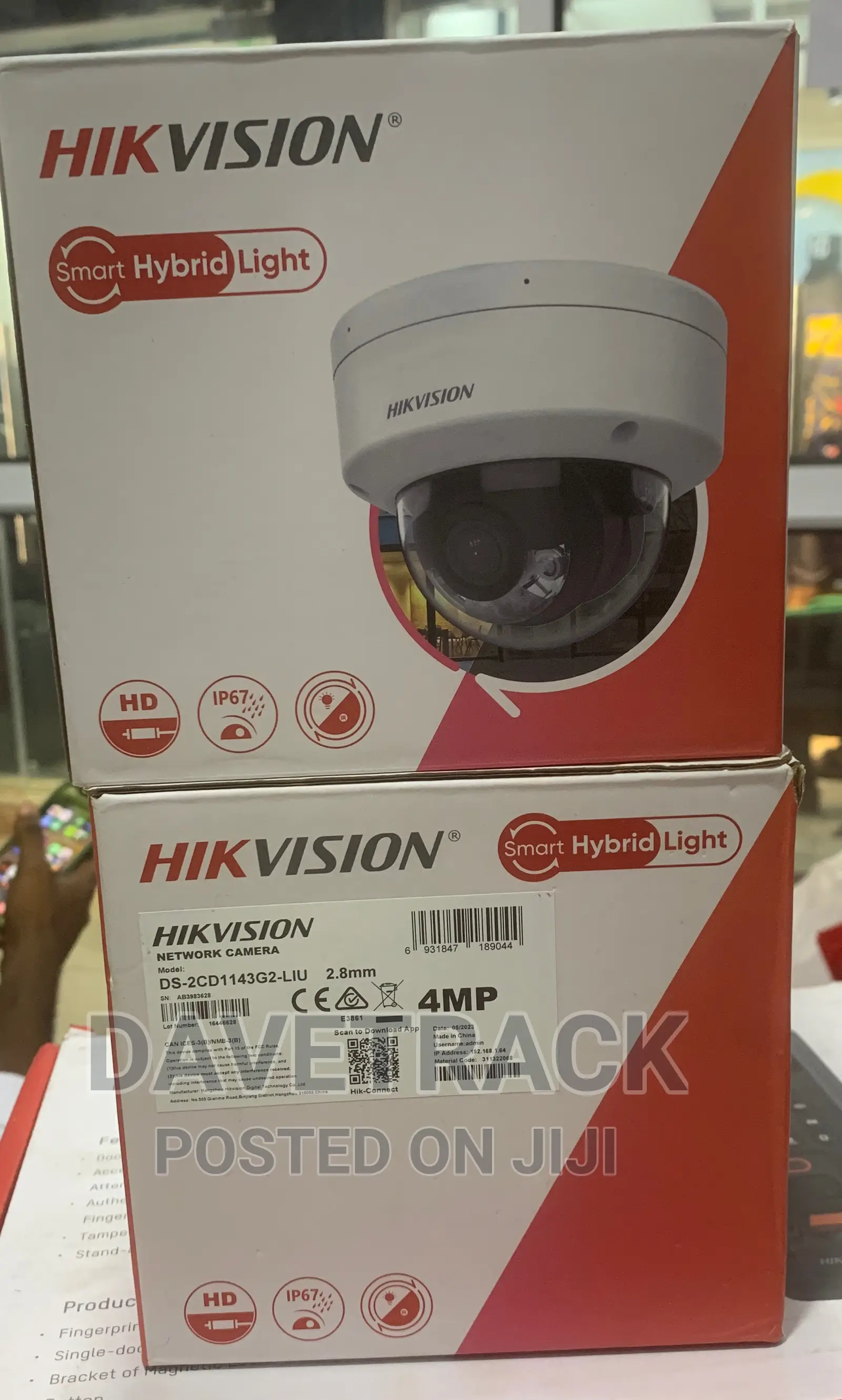 Hikvision 4MP Smart Hybrid Light Fixed Dome Network Camera in Ikeja ...