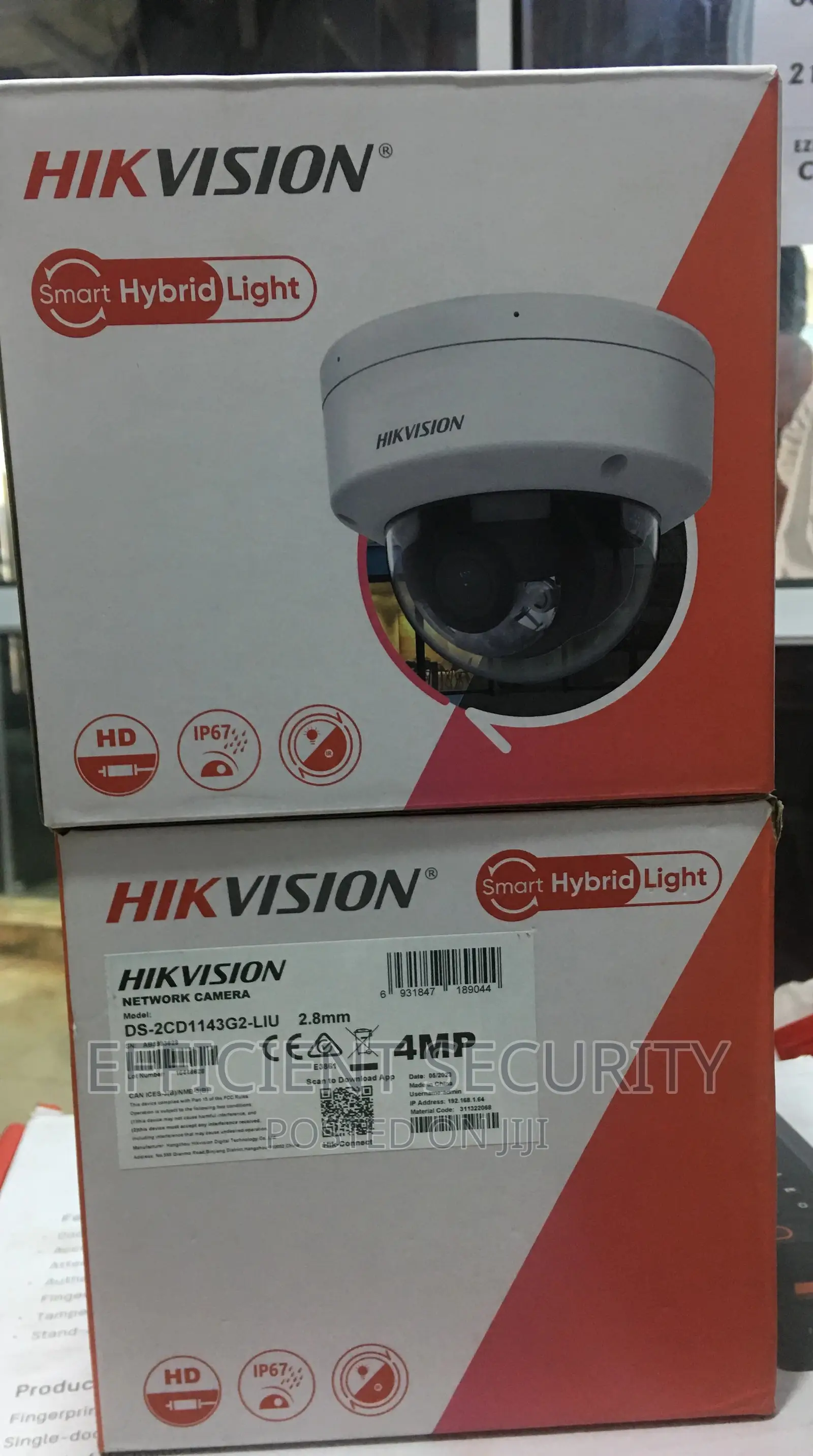 4 MP Smart Hybrid Light Fixed Dome Network Camera High in Ikeja - Security & Surveillance ...