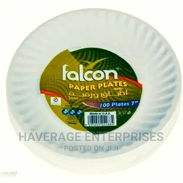 Disposable Paper Plate - 7" - 1,000 Pieces - White in Lagos Island (Eko ...