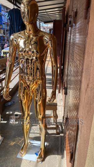 Dark Gold Chrome Male Display Dummy for sale - Nonso MANNEQUINS World ...