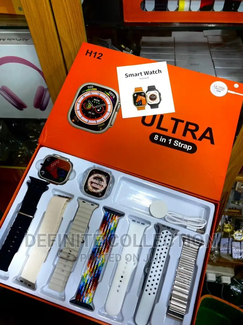H12 Ultra 8 in 1 Strap in Wuse 2 - Smart Watches & Trackers, Definite ...