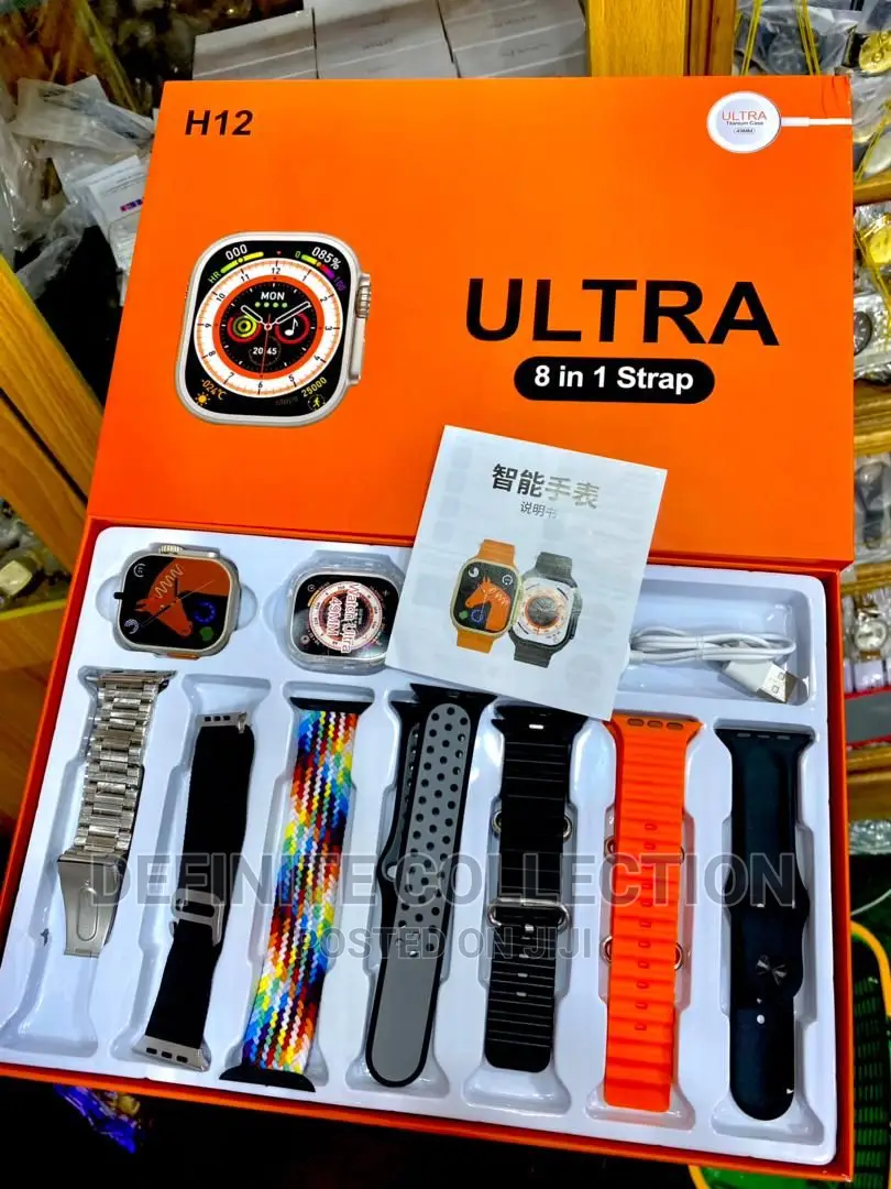 H12 Ultra 8 in 1 Strap in Wuse 2 - Smart Watches & Trackers, Definite Collection | Jiji.ng