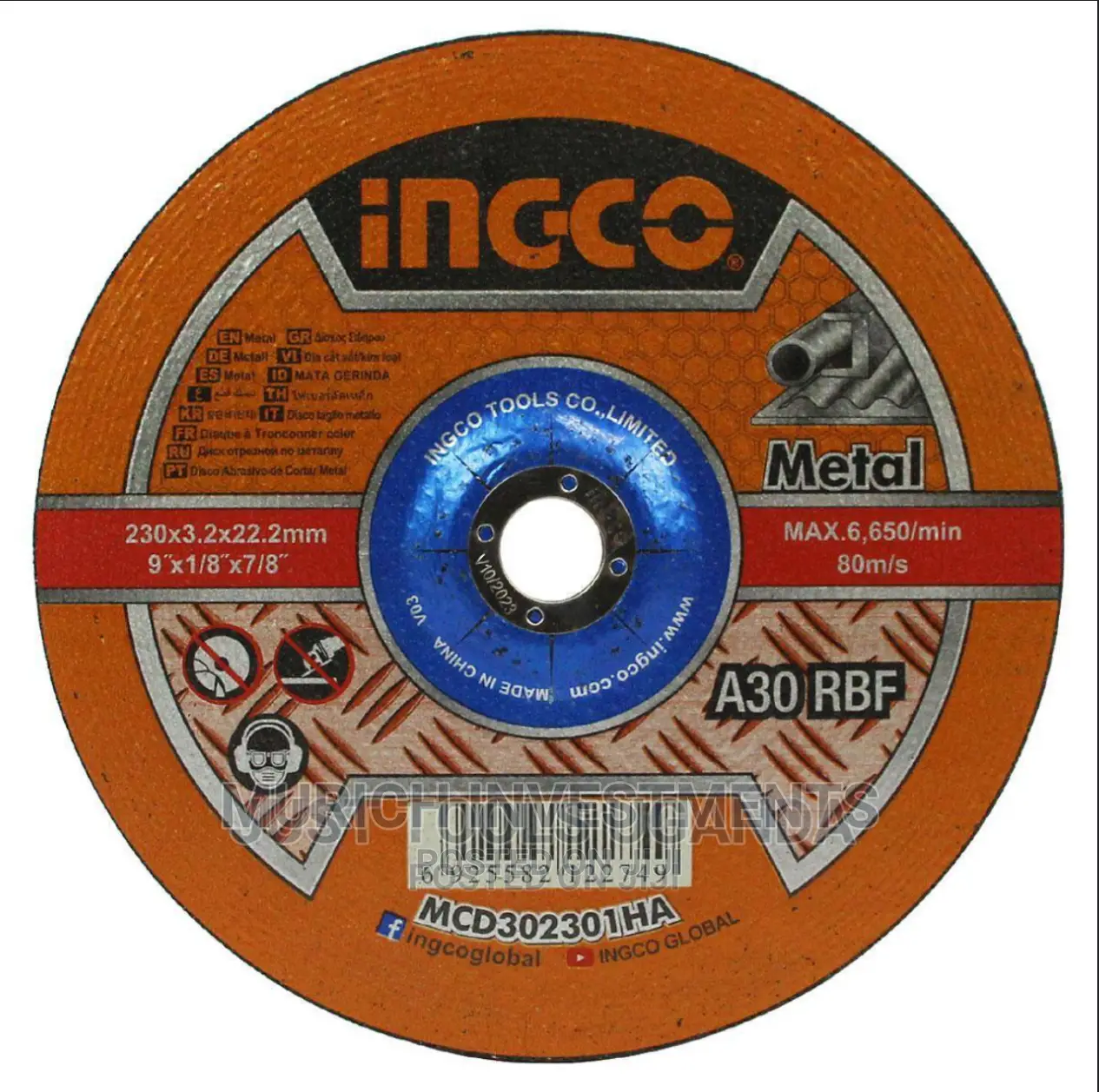 Ingco Metal Cutting Disc 9” X 10pcs in Lagos Island (Eko) - Hand Tools ...