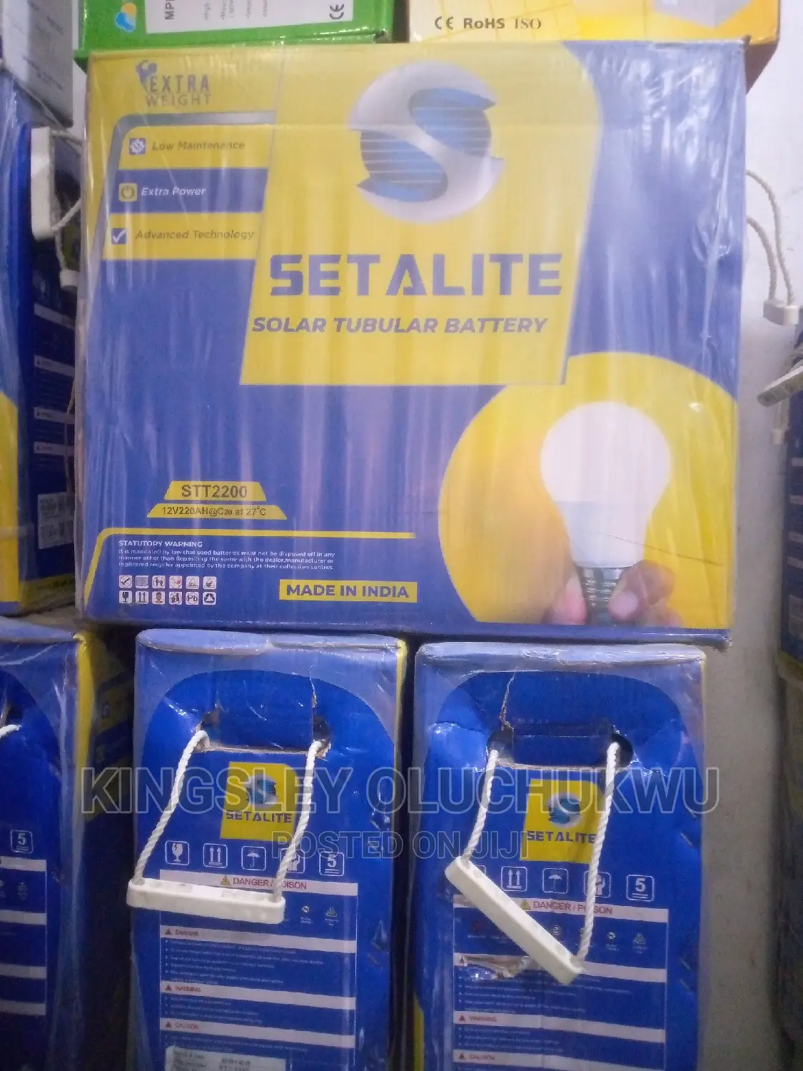 220ah 12v Setalite Turbular Battery in Ojo - Electrical Equipment ...
