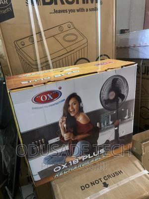Brand New Ox 18" Plus Rechargeable Standing Fan in Alimosho - Home ...