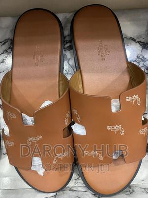All BROWN HERMES Luxury Palm for Men in Ikeja - Shoes, David Och | Jiji.ng