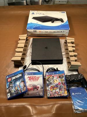 PS4 Slim Playstation4 Console With 1pad and Accessories in Ikeja - Video Game Consoles, Gold ...