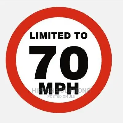 Aluminum Reflective Safety Maximum Speed Warning Sign in Lagos State ...