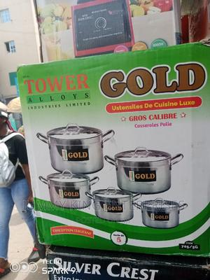 Tower Gold Pot Set of 5 in Lagos Island (Eko) - Kitchenware & Cookware ...