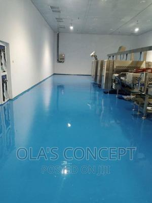 Light Blue Epoxy Flooring for Industrial in Ikeja - Building & Trade ...