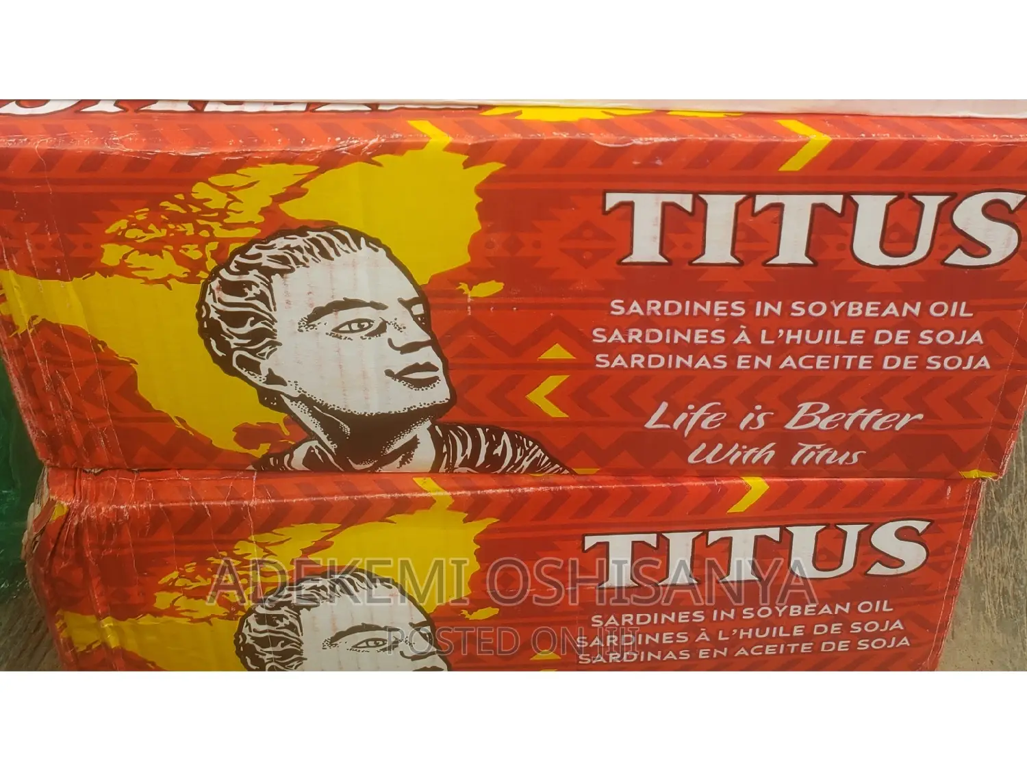 Titus (Sardines in Vegetable Oil) in Lagos Island (Eko) - Food ...