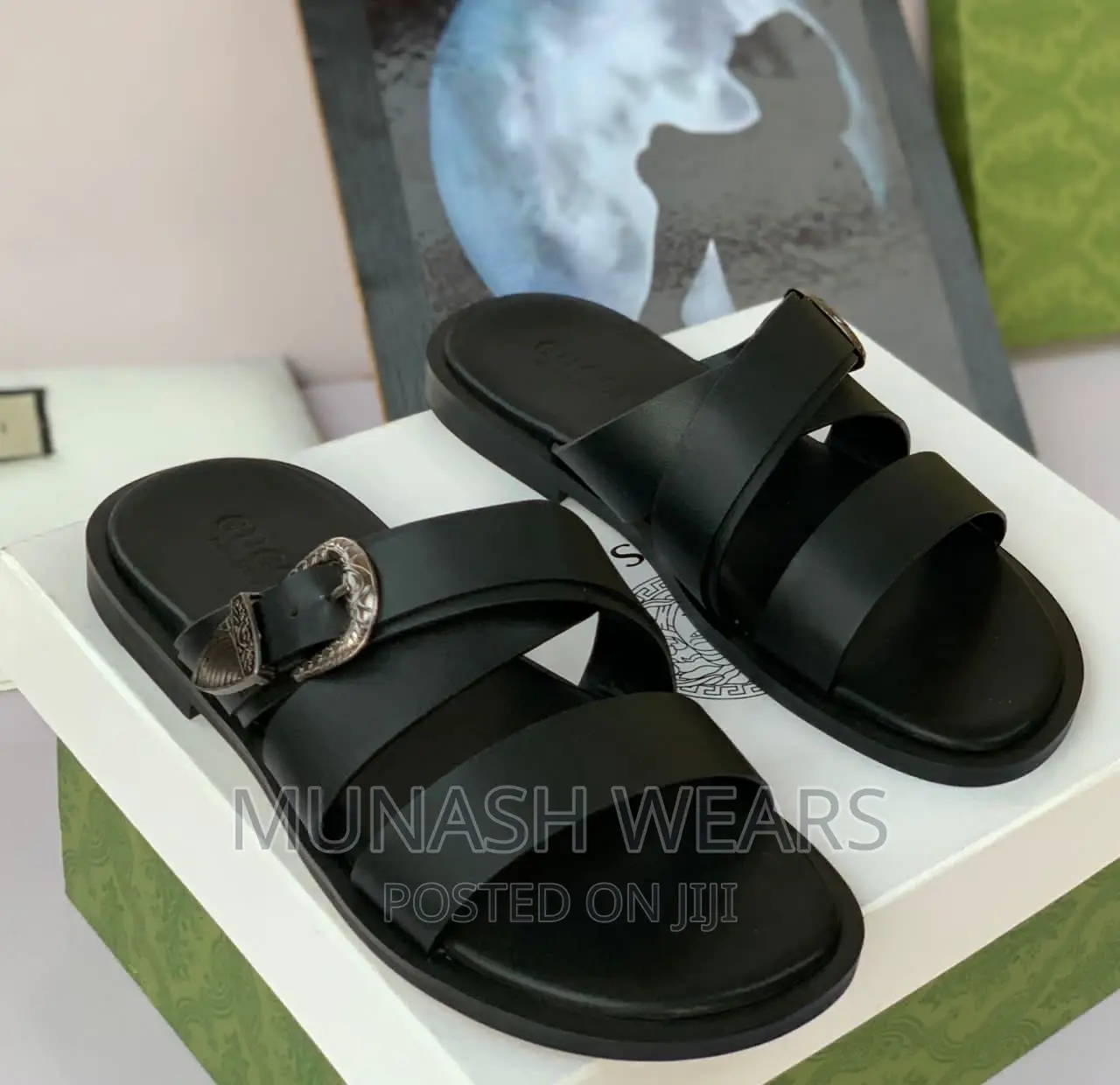 Gucci Leather Slipers in Ikeja - Shoes, Munash Wears | Jiji.ng