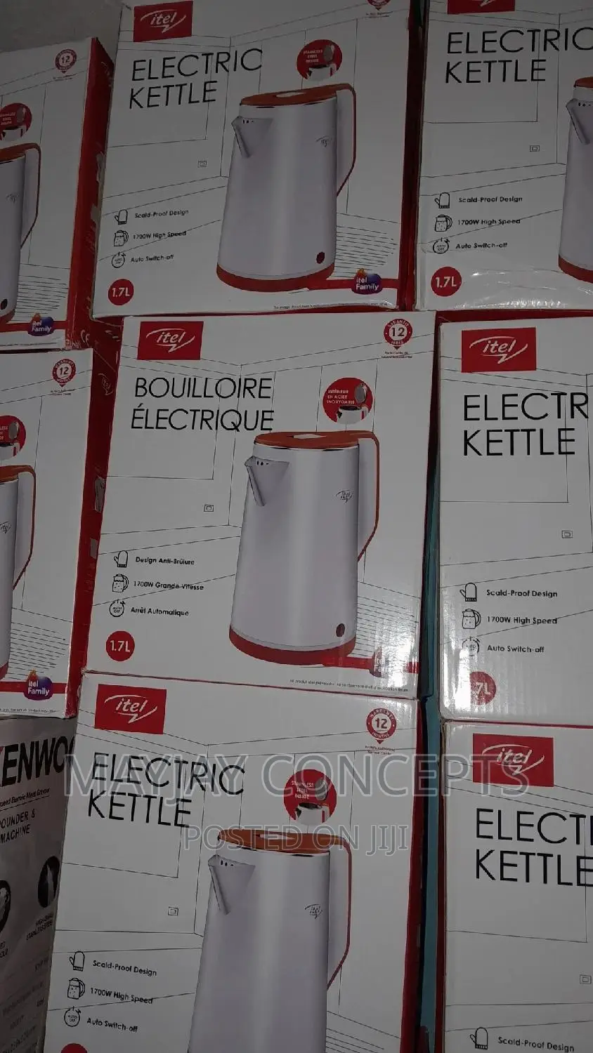 Itel 1.7 Litre Cordless Electric Kettle/Jug 1700watts in Ibadan ...