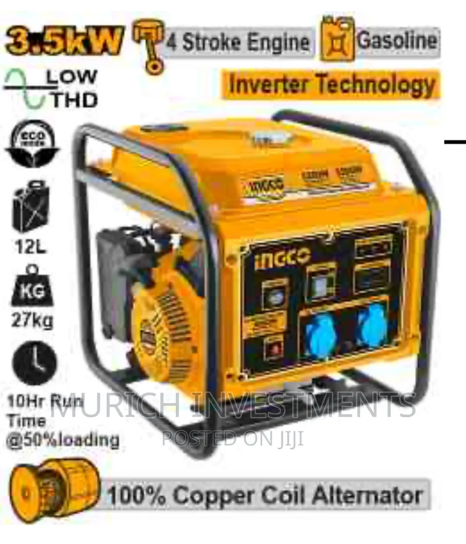 INGCO Inverter Gasoline Generator 3500W in Lagos Island (Eko ...