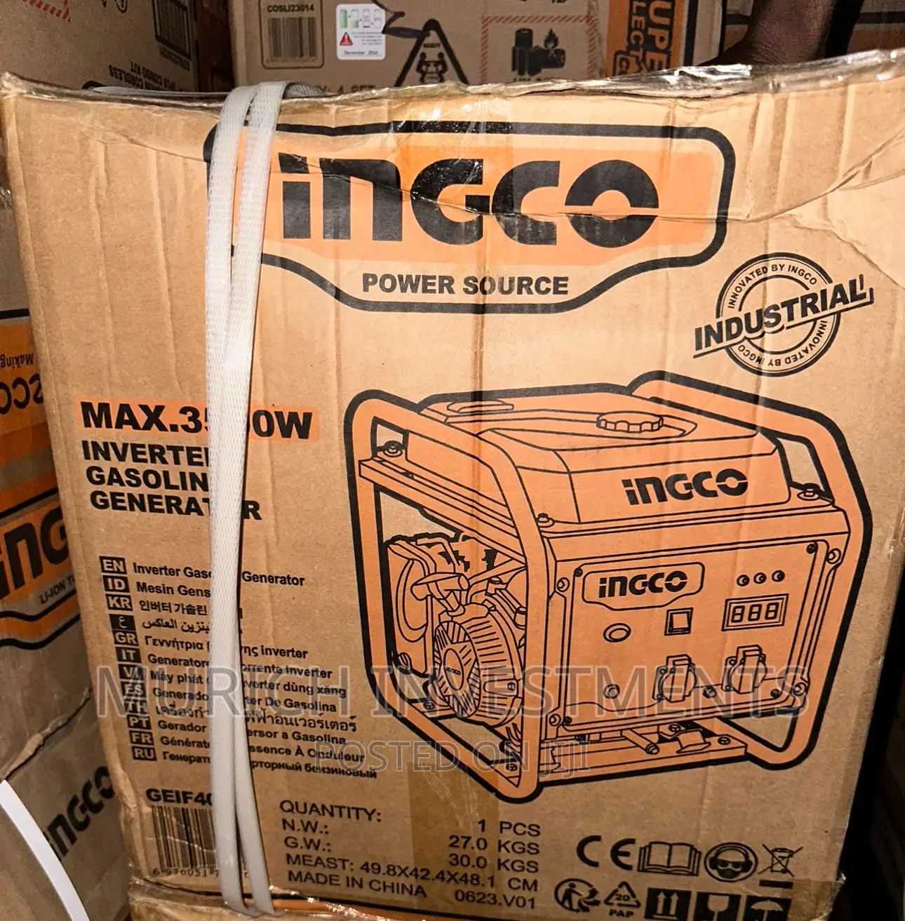 Ingco 3500W Inverter Gasoline Generator in Lagos Island (Eko ...