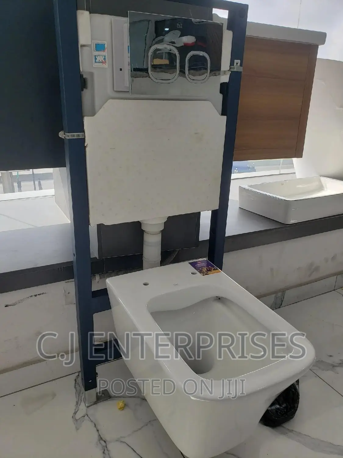 Sweethome Concealed Water Tank With Wall Hung Wc in Orile - Plumbing ...