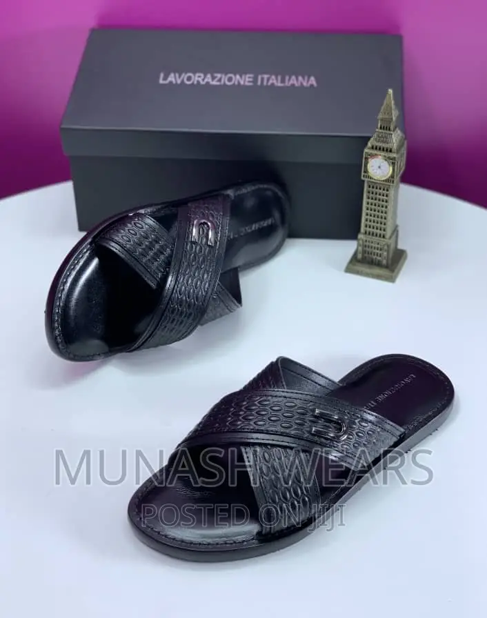 Italian Leather Slipers in Lagos Island (Eko) - Shoes, Munash Wears | Jiji.ng