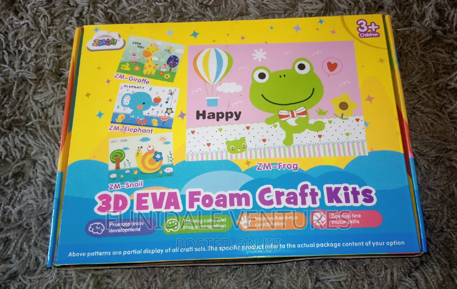 Kids 3D Eva Foam Craft Kit - Funidale Ventures Price: ₦ 5,000 on Jiji ...