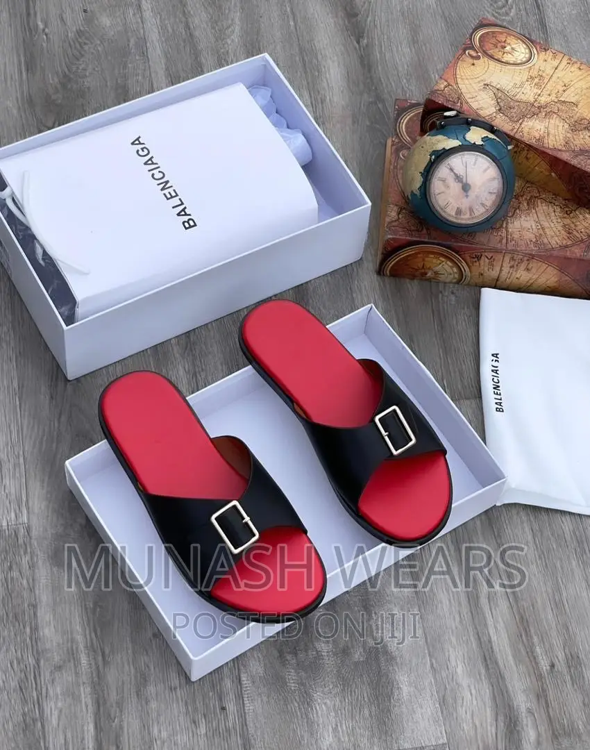 BALENCIAGA Leather Slipers in Lagos Island (Eko) - Shoes, Munash Wears ...