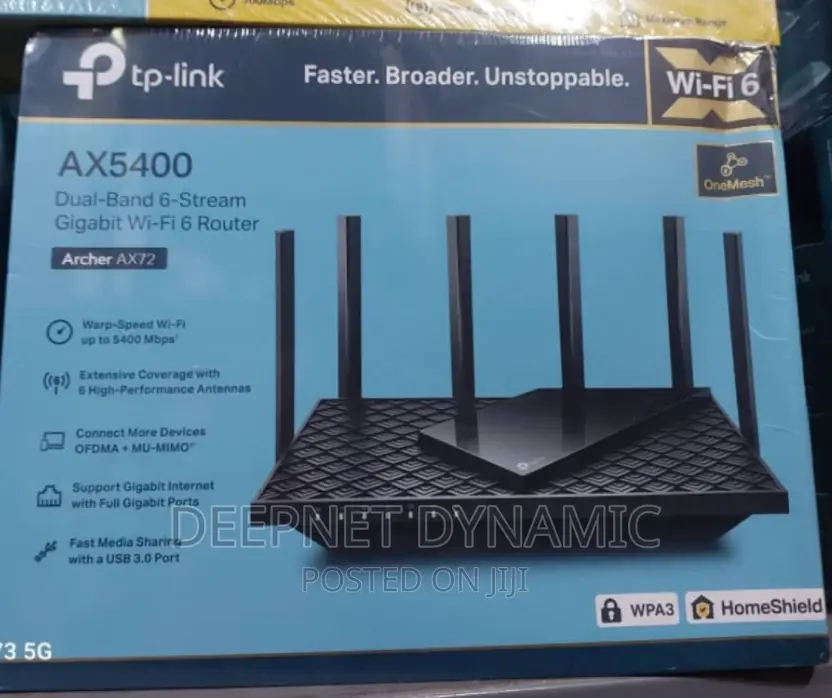 Tp Link Ax5400 in Ikeja - Networking Products, Deepnet Dynamic Technologies | Jiji.ng