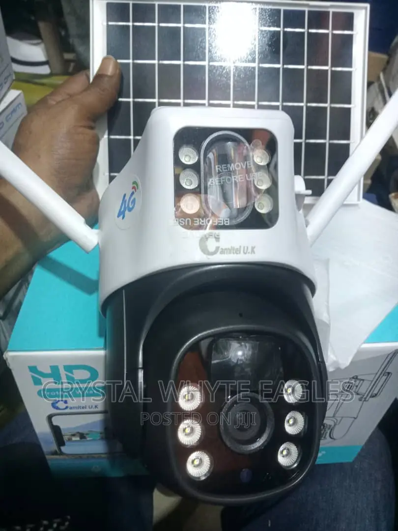 Dual Lens Linkage 4G Solar PTZ Camera With Auto Tracking in Ojo ...