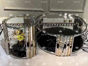 High Quality Round Glass Top Center Table With Stool in Ikeja ...