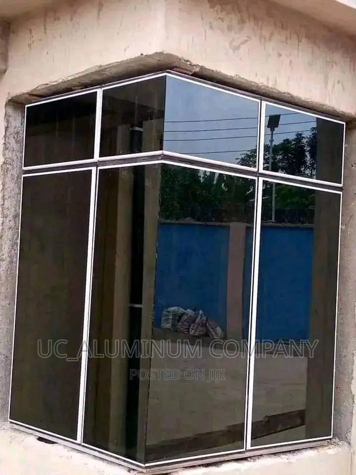 Frameless Angle Window for sale - uc_aluminum Company Price: ₦ 126,000 ...