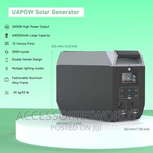 UAPOW Y2000 2000W 2048wh 640000mah Portable Power Station in Ikeja ...