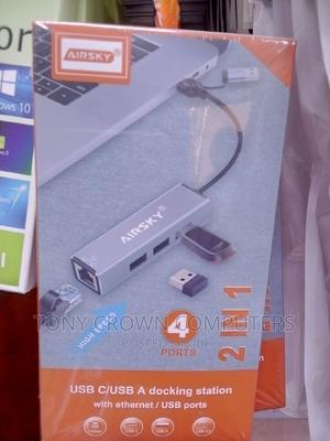Air Sky Usb 4port Ethernet Hub for sale - Tony Crown Computers Price: ₦ ...