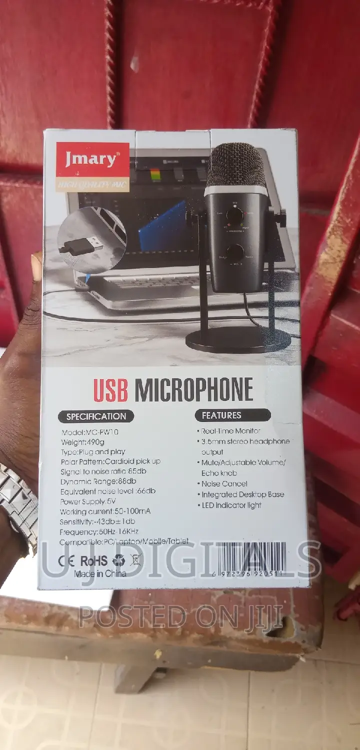 Jmary Mc-pw10.Multifunctional USB Microphone in Lagos Island (Eko ...