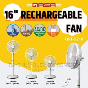 Qasa Rechargeable Fan With Adjustable Stand in Ojo - Home Appliances ...