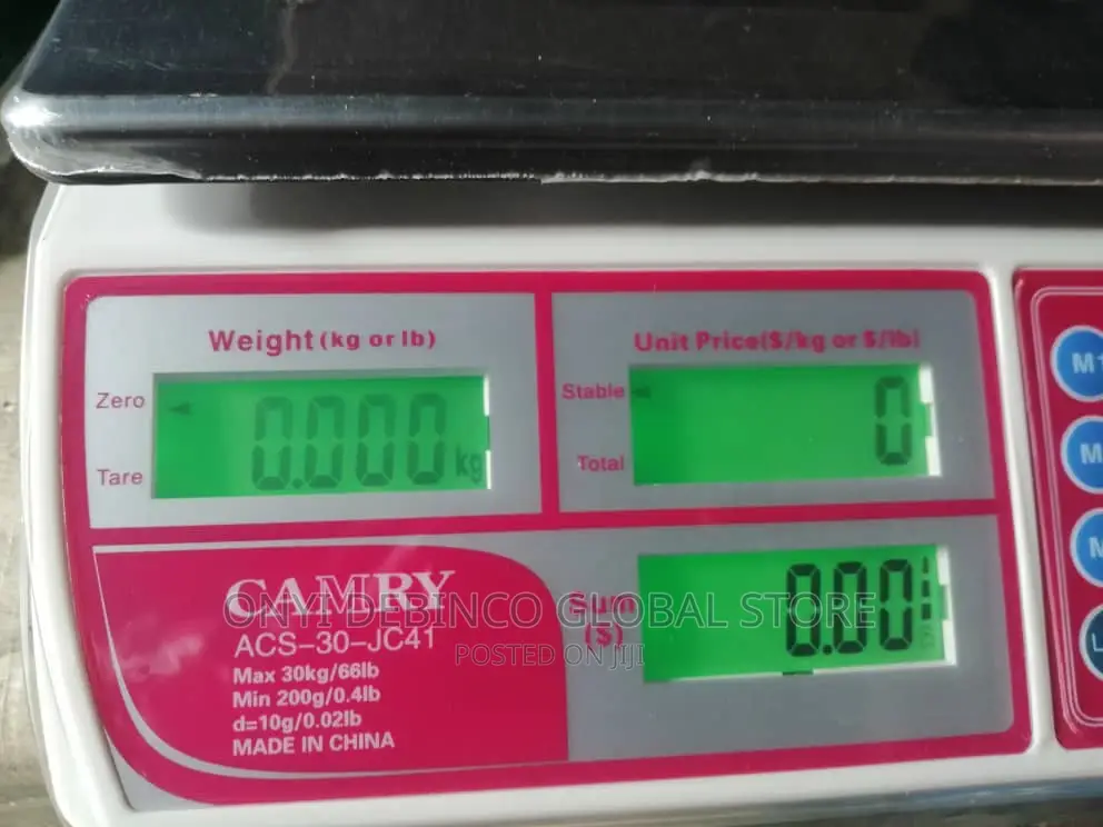 Original Camry Digital Pricing Computing Scale - 30kg in Ikeja ...