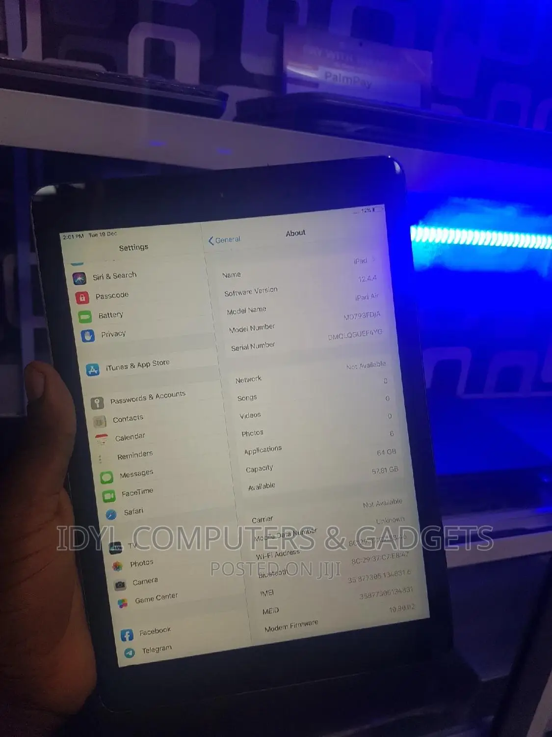 Apple iPad Air 64 GB Gray in Ikeja - Tablets, Idyl Computers And ...