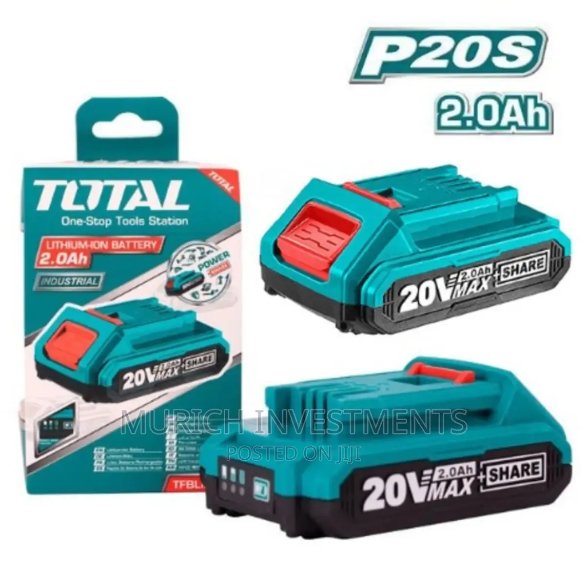 Total Lithium-Ion Battery Pack - 2.0ah - 20V Share Icon in Lagos Island ...