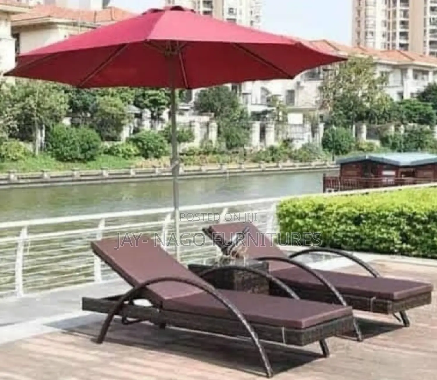 Beach Chilling Plastic Bench With Canopy in Ojo - Garden Supplies, Jay ...